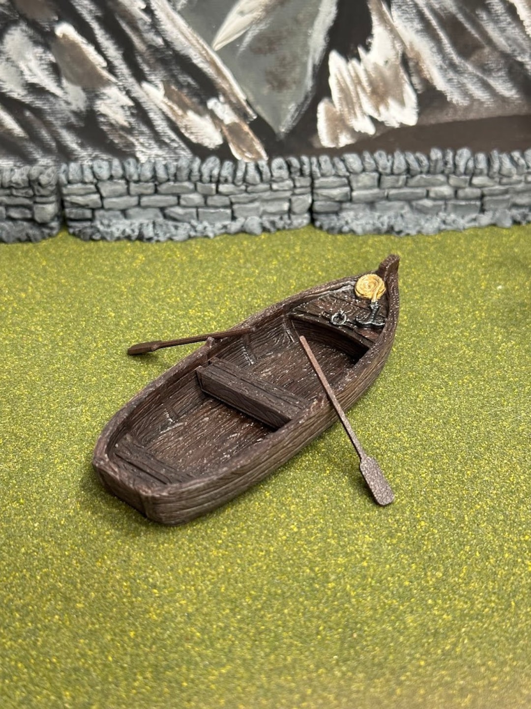 Rowboat for Tabletop Gaming | 28mm Scale Miniature Wargaming D&d ...