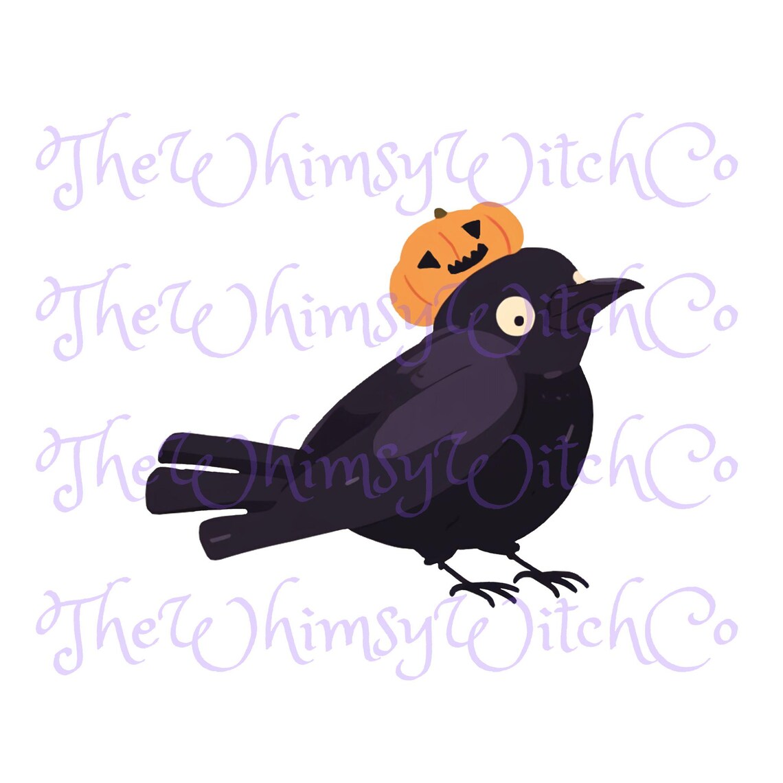 Cute Crows and Pumpkins - SVG, PNG, JPG - Halloween Samhain Crow Party ...