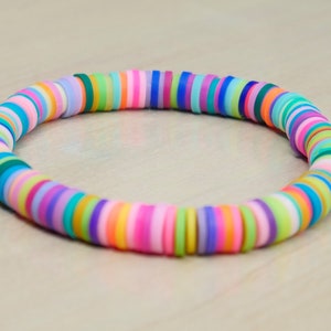 Fruit Loops Bracelet, Lots of Different Colors, Clay Bead Bracelet - Etsy