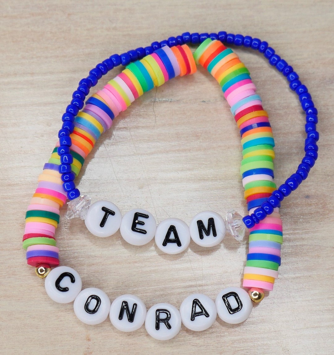 Tsitp Team Conrad Clay Bracelet and Seed Bead Duo/set - Etsy