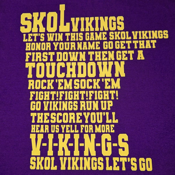 Skol Vikings - Etsy