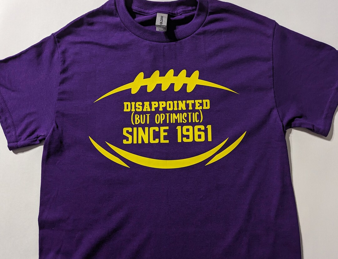 Disappointed but Optimistic MN Vikings Shirt-adult - Etsy