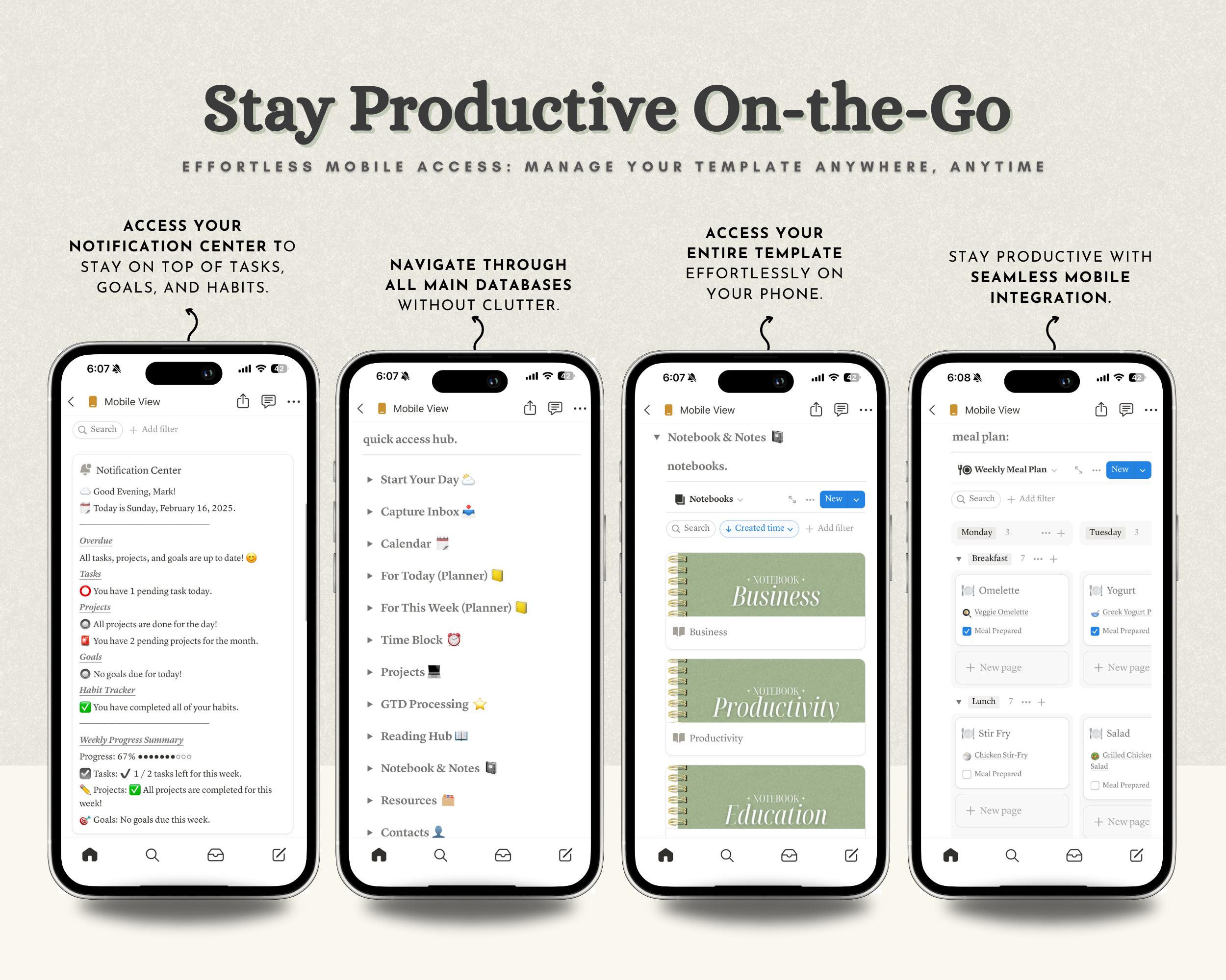 The Ultimate All-In-One Notion Template + GTD & PARA Systems 🪞 — The ...