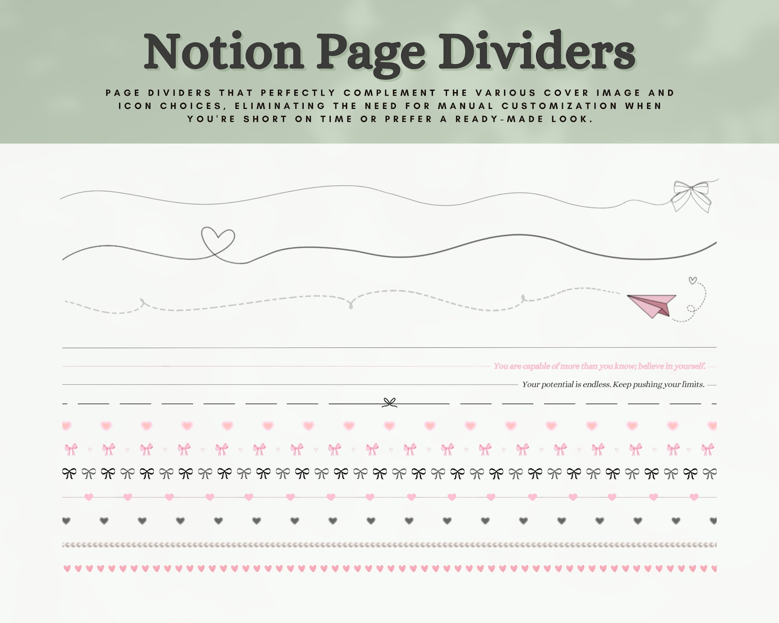 Notion Customization, Cute Aesthetic Bundle, That Girl Planner, Pink ...