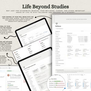 GTD Notion Template, Notion Academic Planner, PARA Method Notion, It Girl Notion, Assignment ...