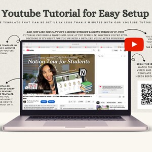 GTD Notion Template, Notion Student Planner, PARA Method Notion, Assignment Tracker, Task ...