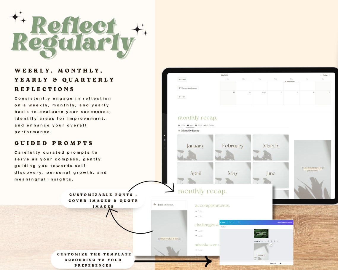 Aesthetic Notion Template Minimal Notion Template2023 Notion - Etsy