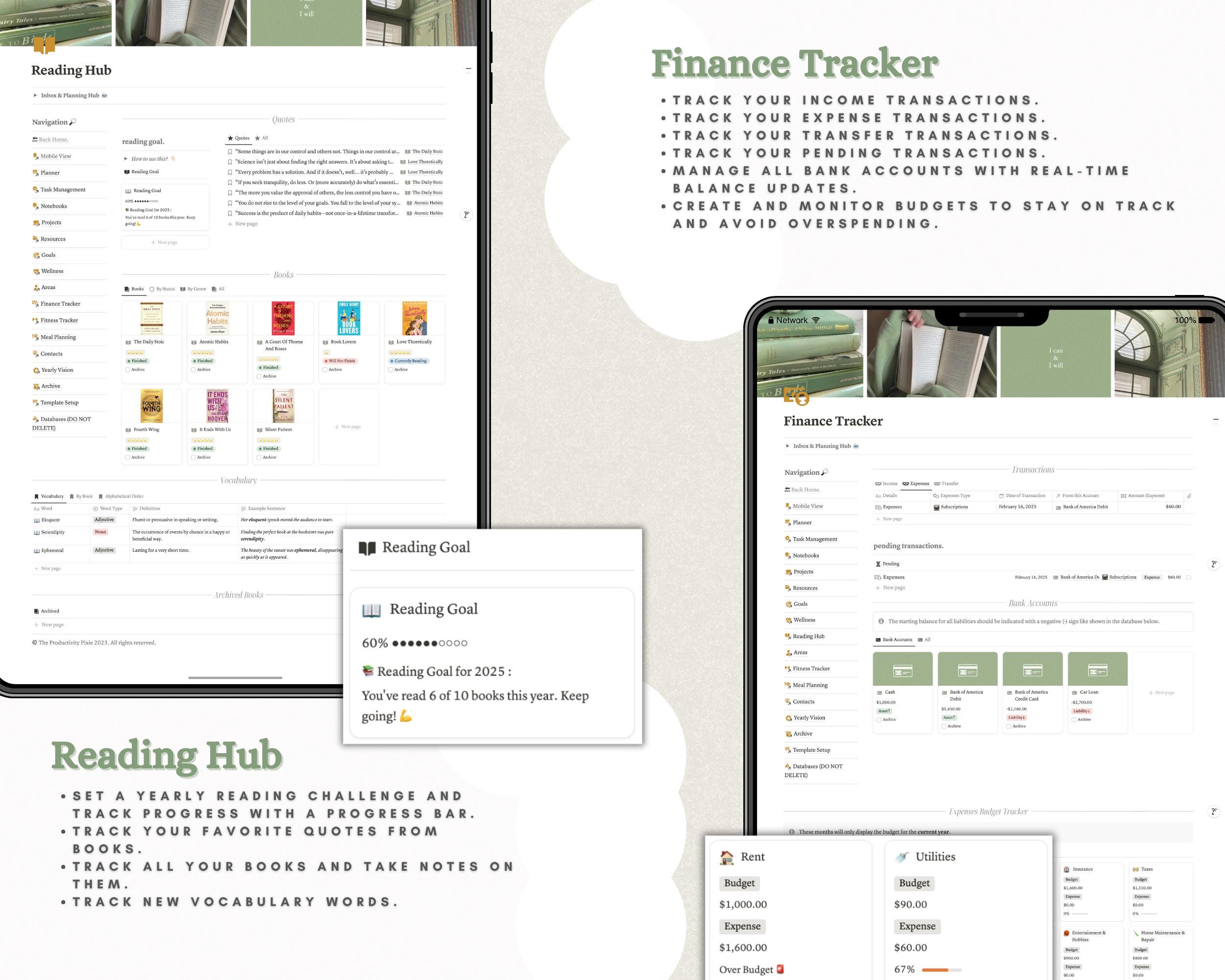 The Ultimate All-In-One Notion Template + GTD & PARA Systems 🪞 — The ...