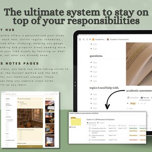 Notion Template Student, Assignment Tracker Notion, Course Tracker ...