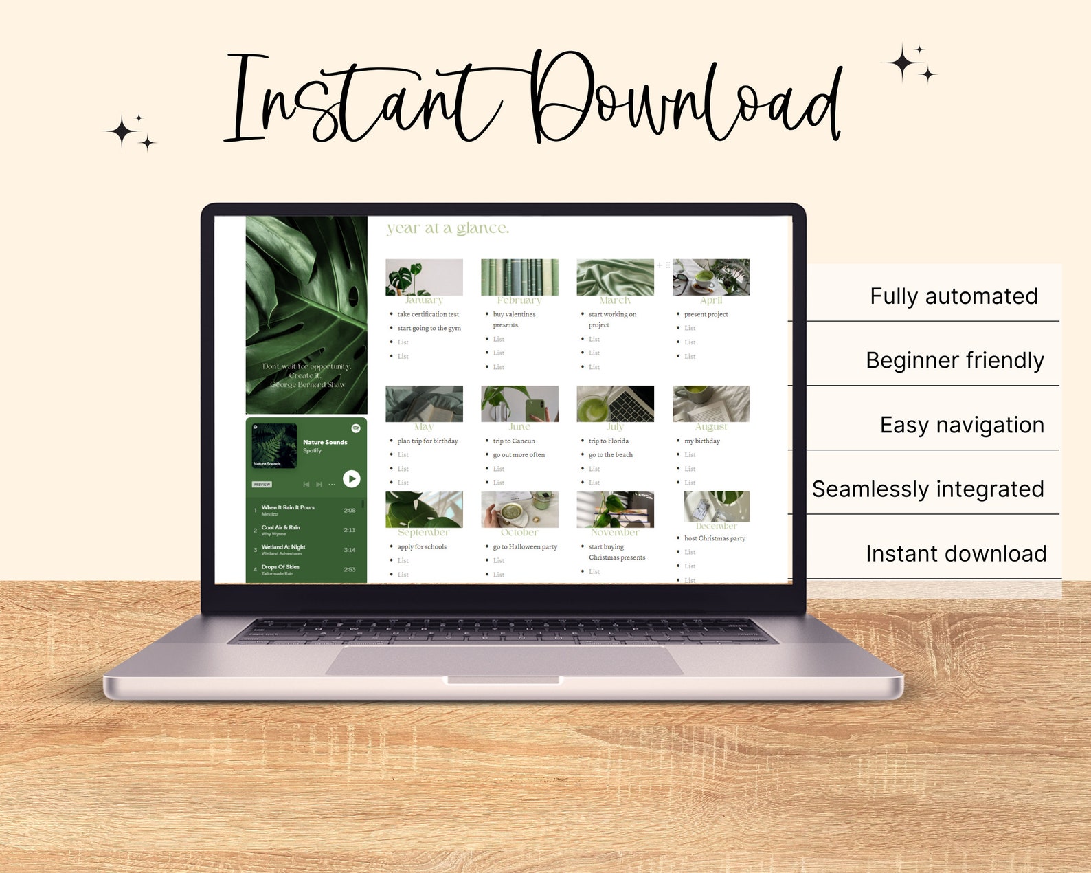 Aesthetic Notion Template Minimal Notion Template2023 Notion - Etsy