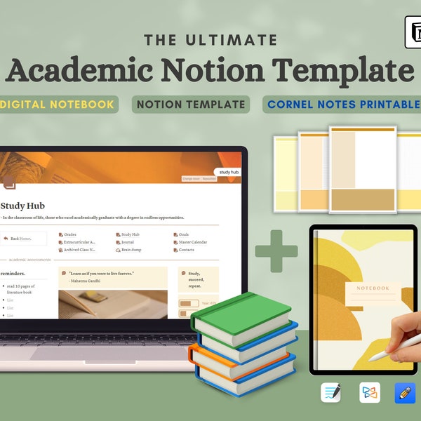 Notion Customization, Cute Aesthetic Bundle, That Girl Planner, Pink ...