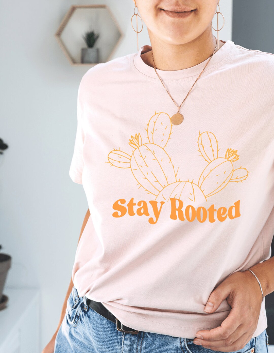 Stay Rooted PNG JPG SVG Cactus - Etsy