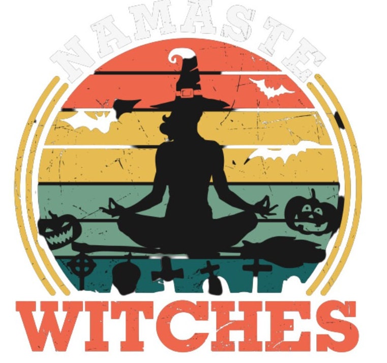 Namaste Witches Fall PNG JPG SVG - Etsy