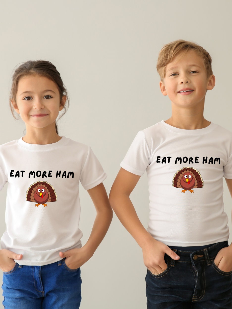 Eat More Ham Turkey PNG JPG SVG - Etsy