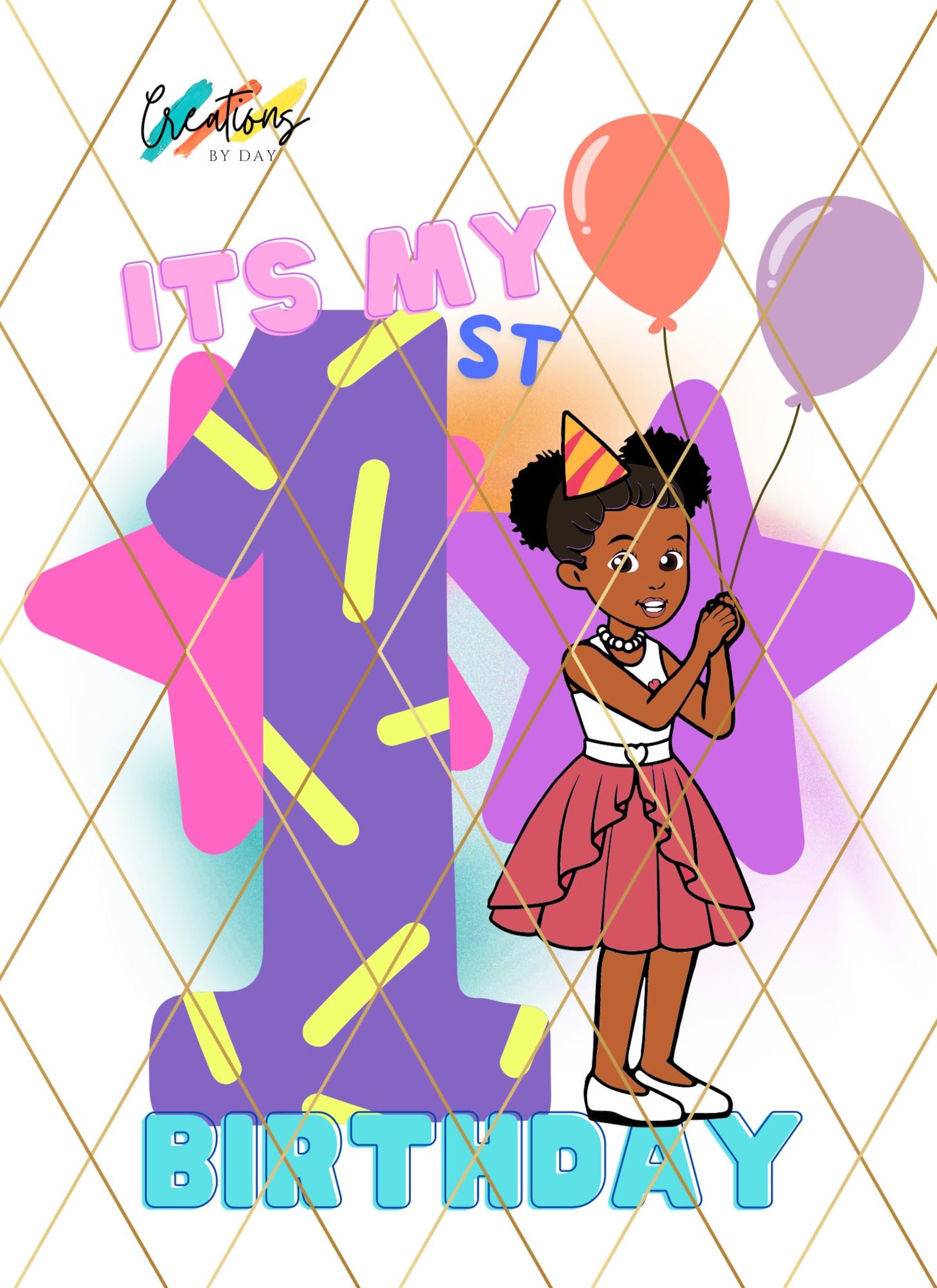 GRACIES CORNER 1st Birthday PNG | Transparent | Digital File Only | for ...
