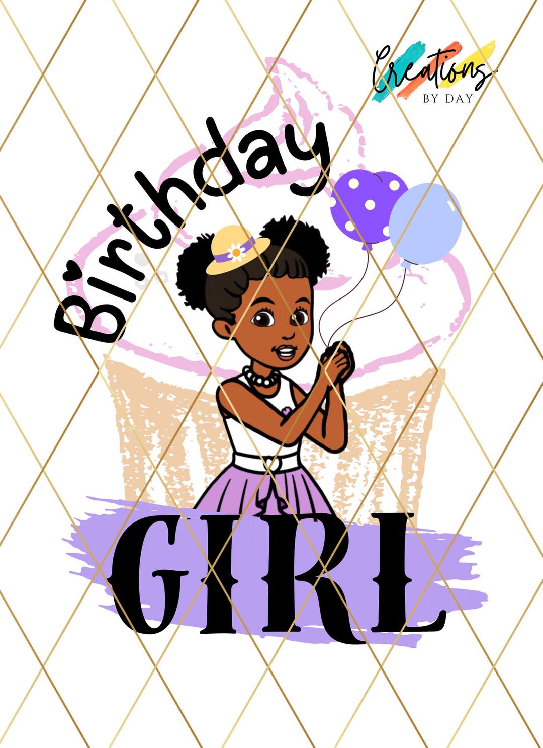 GRACIES CORNER Birthday Girl PNG | Transparent | Digital File Only ...