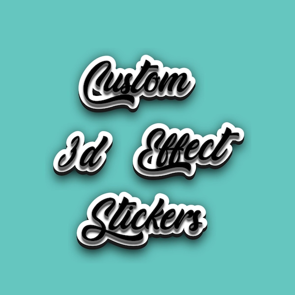 3d Stickers - Etsy
