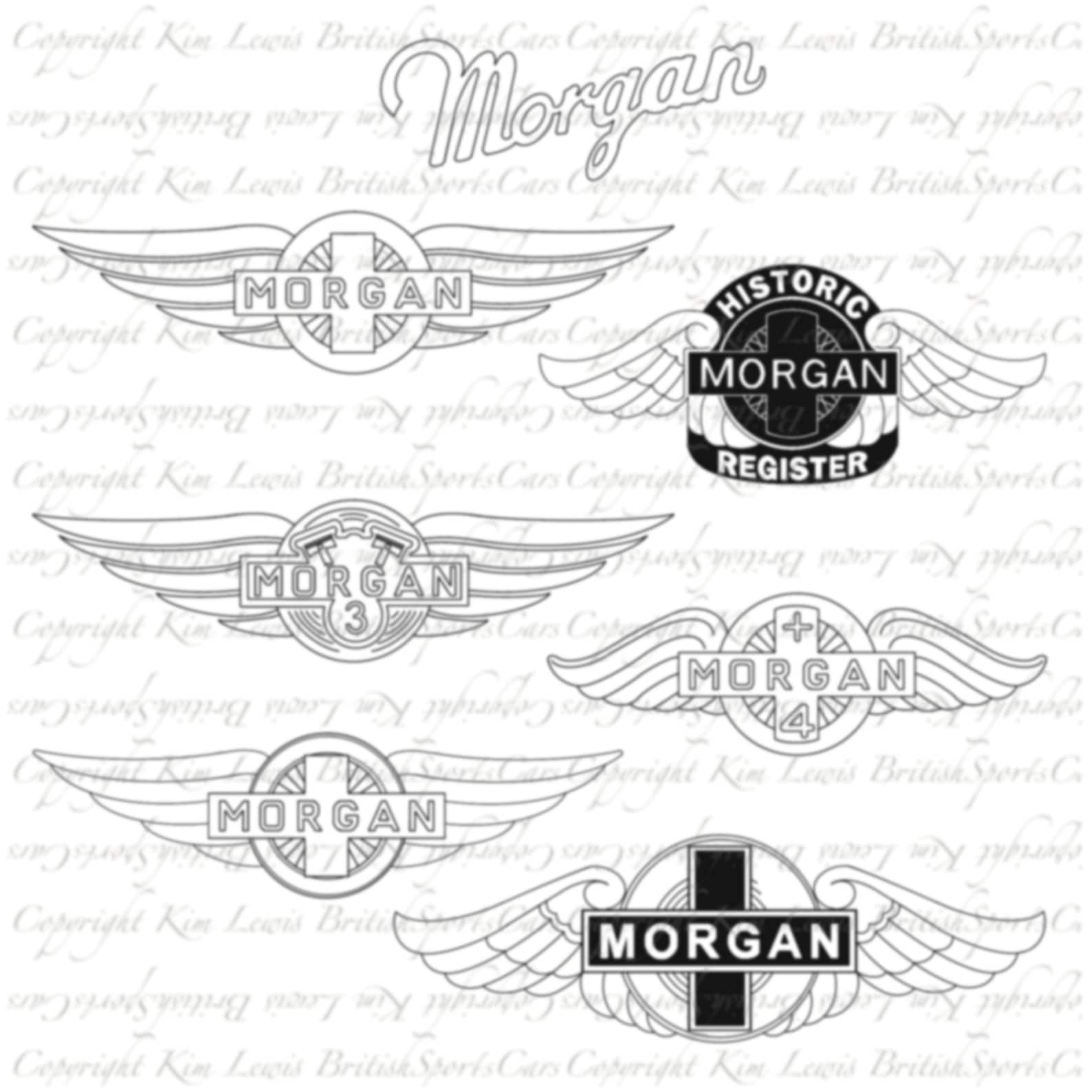 Morgan Badge SVG Cutting File Bundle - Etsy