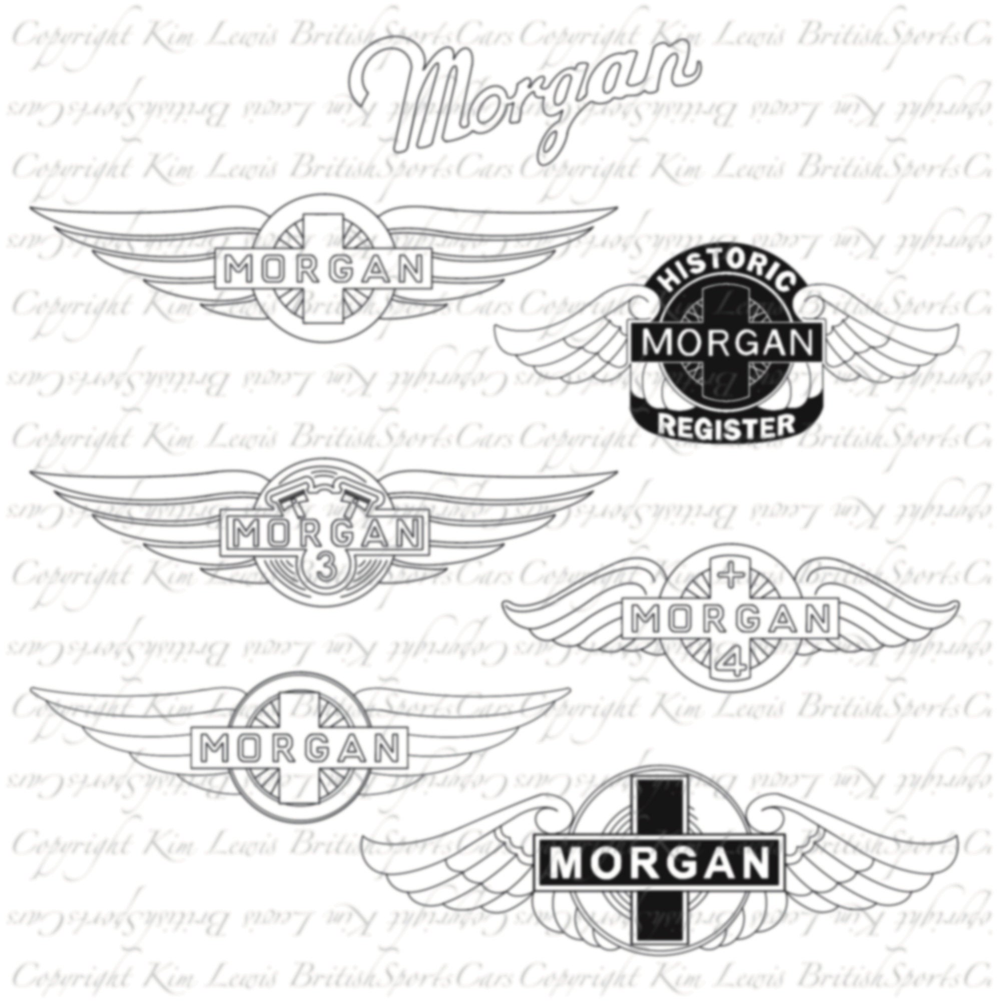 Morgan Badge SVG Cutting File Bundle - Etsy