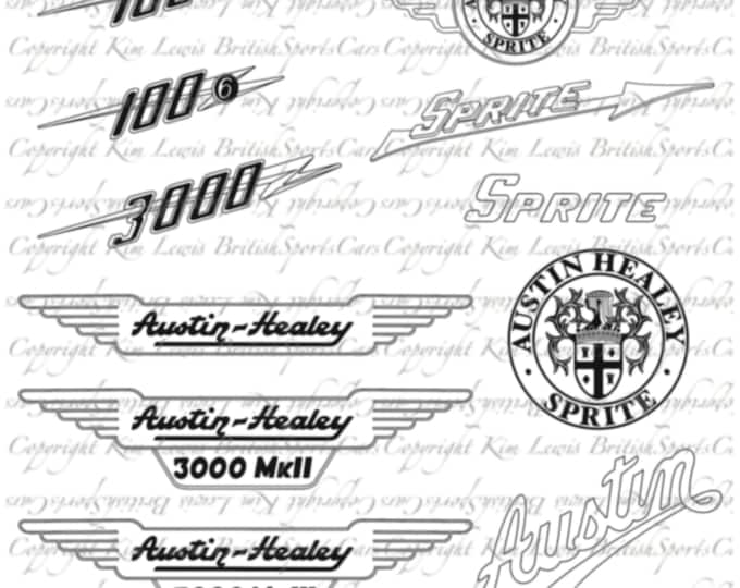 Spec Sheet Austin-healey Sprite 1958-1971 car Photo Stat Info Specs ...