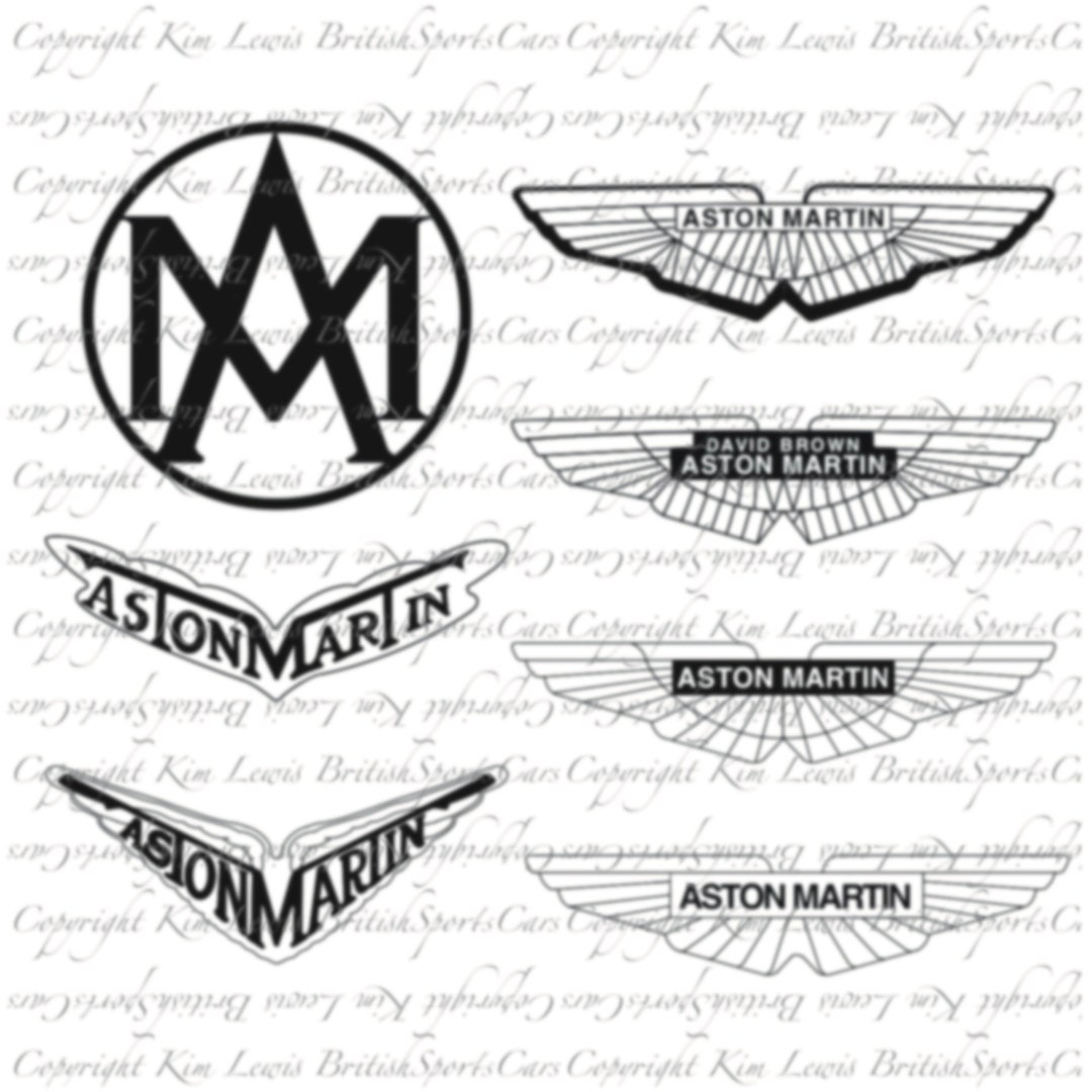 Aston Martin Badge SVG Cutting File Bundle - Etsy