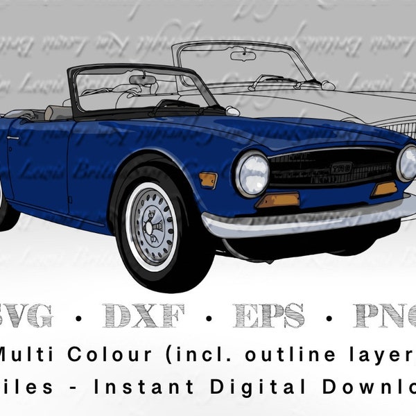 Triumph Tr6 - Etsy