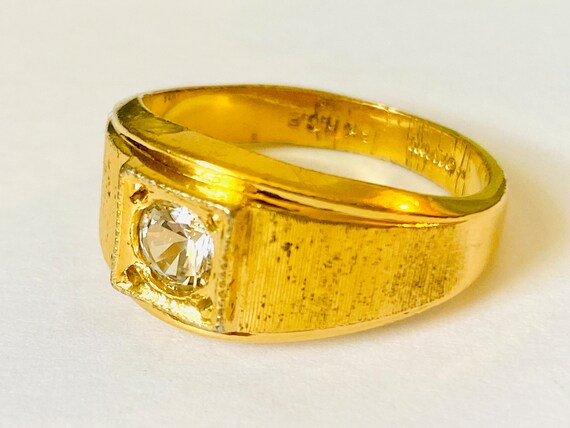 Vintage 1981 Signed Avon Brilliantelle 18 KT HGE Gold… - Gem