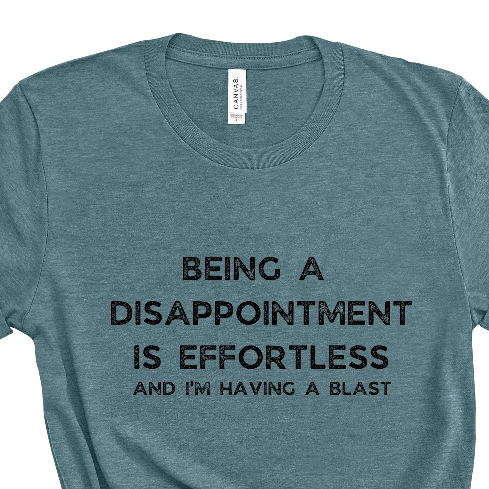 Being A Disappointment Funny T-shirt, Unisex Jersey Short Sleeve Family ...