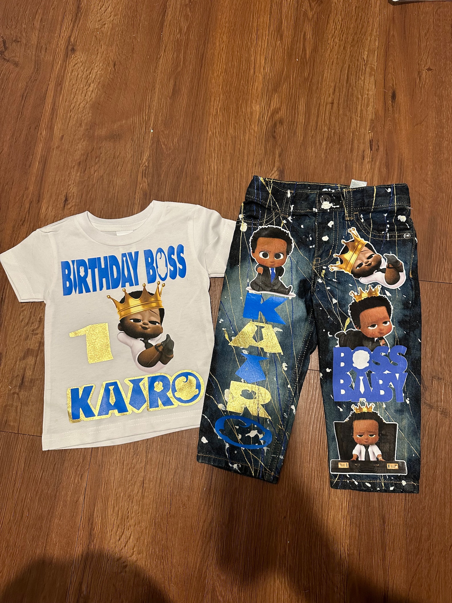 Customized Baby Boy Boss Outfit - Etsy