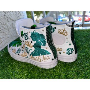 Enchanted Forest Customized Quincesera Converse - Etsy