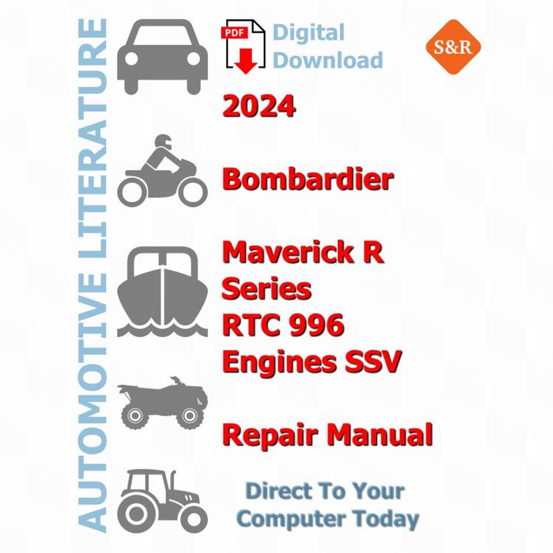 Bombardier Maverick 2024 Service Manual Repair, Workshop Factory Manual ...