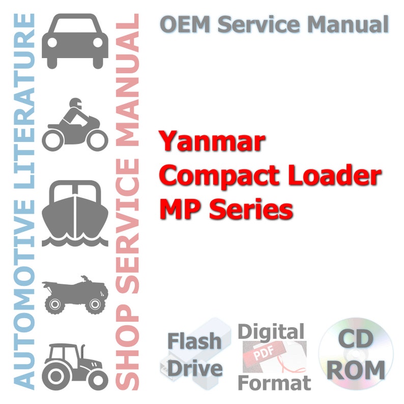 Yanmar Compact Loader MP Series Complete Service Manual - Etsy