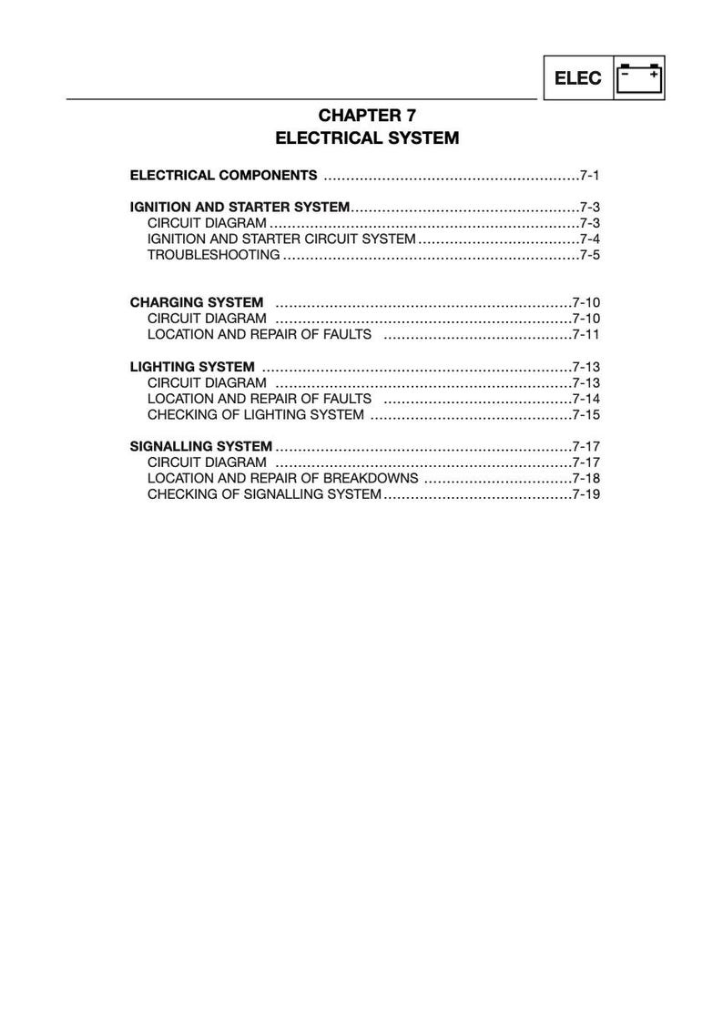 Yamaha YN50 2002 Service Manual Repair, Workshop Factory Manual, DIY ...