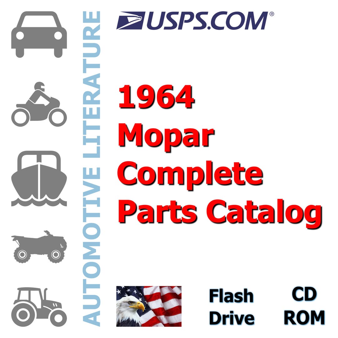 1964 Mopar Complete Parts Catalog - Etsy