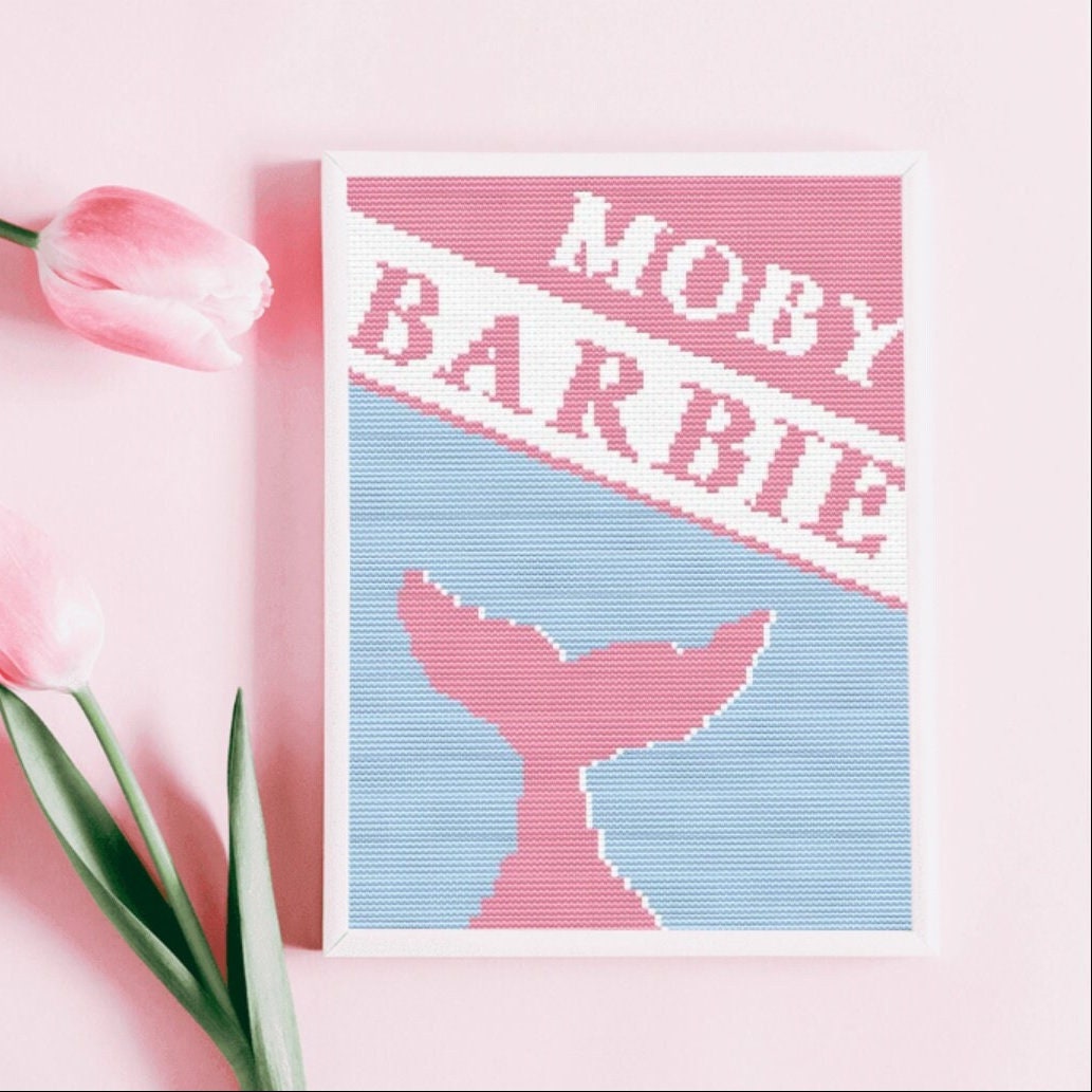 Moby Barbie Cross Stitch Pattern PDF Instant Download - Etsy