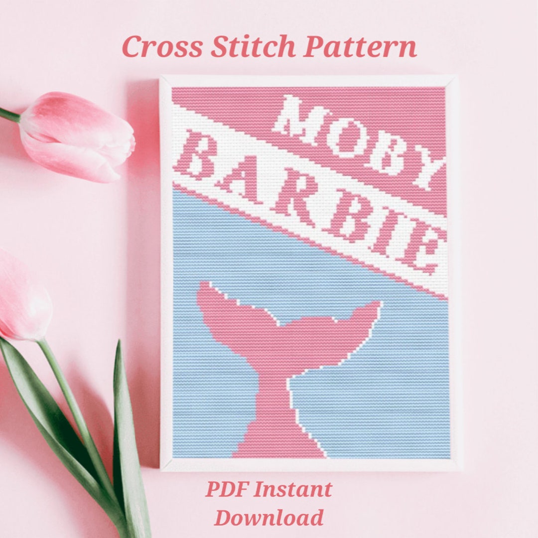 Moby Barbie Cross Stitch Pattern PDF Instant Download - Etsy