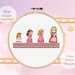 Princess Peach Timeline Cross Stitch Pattern Retro Style PDF Instant ...