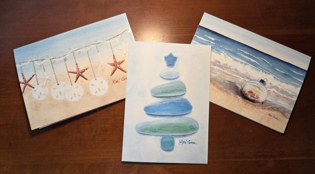 Florida Christmas Cards Variety Pack 4 - Etsy