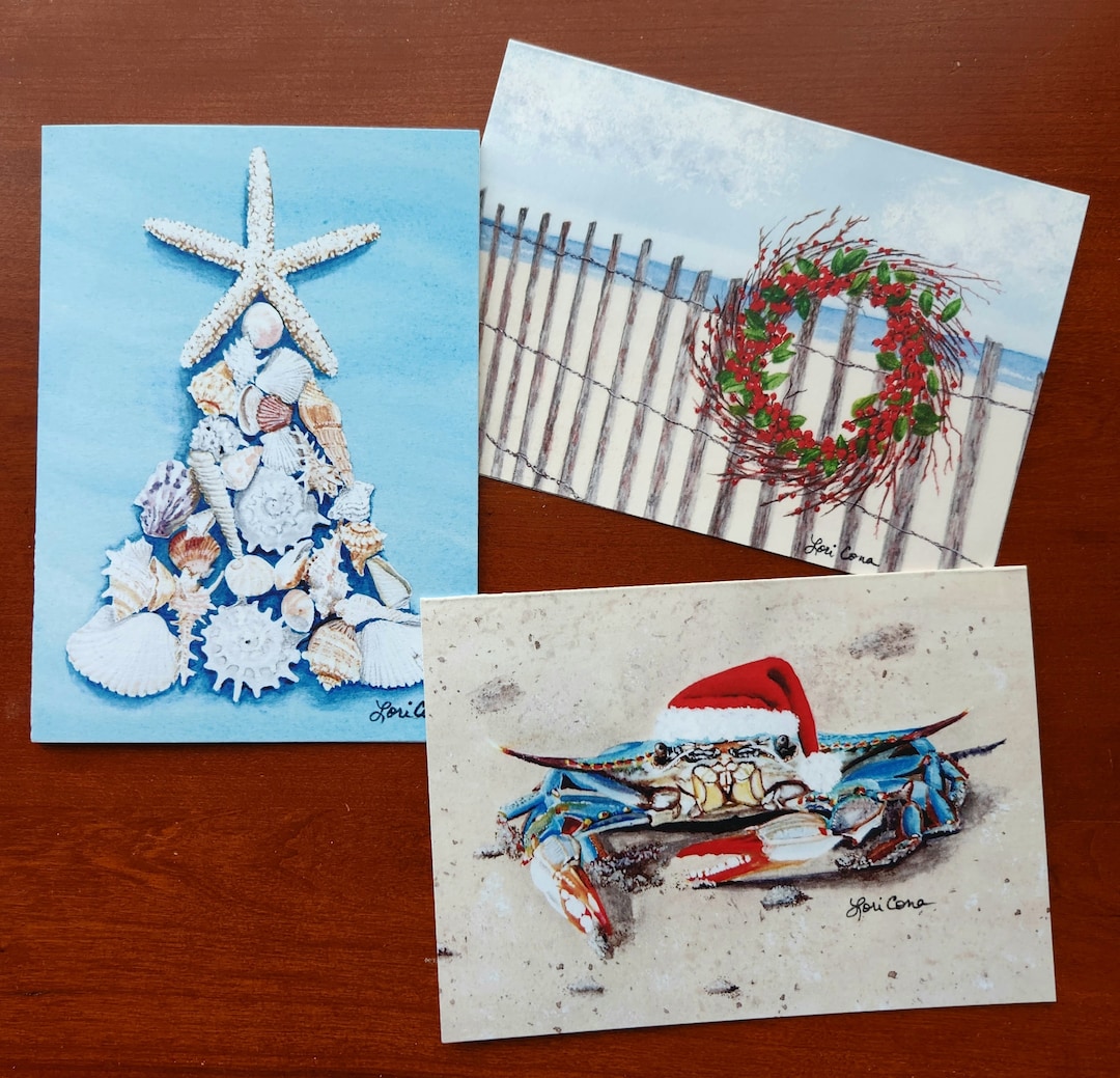 Florida Christmas Cards Variety Pack 2 - Etsy