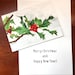 Holly Christmas Cards - Etsy