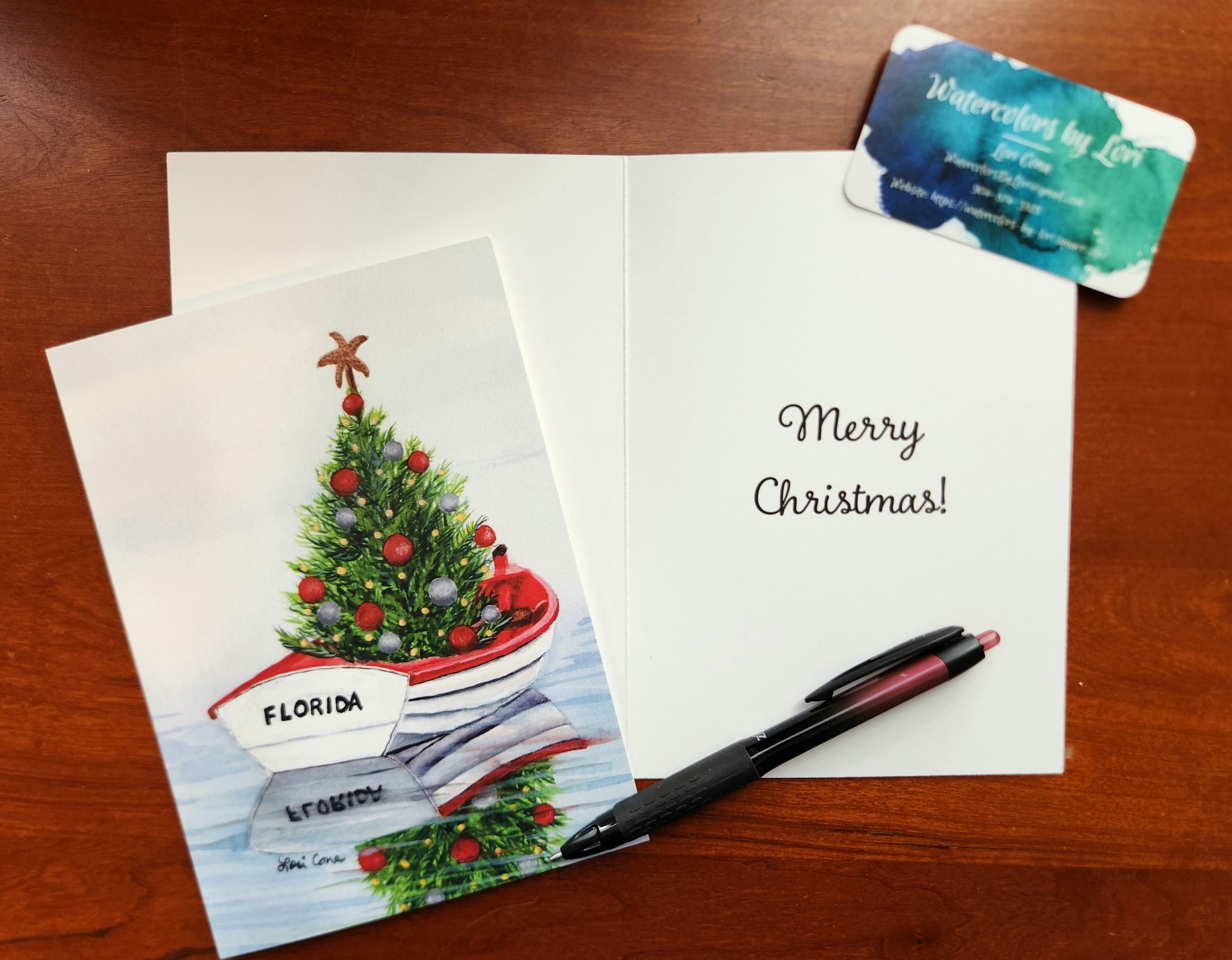 Florida Christmas Cards Variety Pack 1 - Etsy