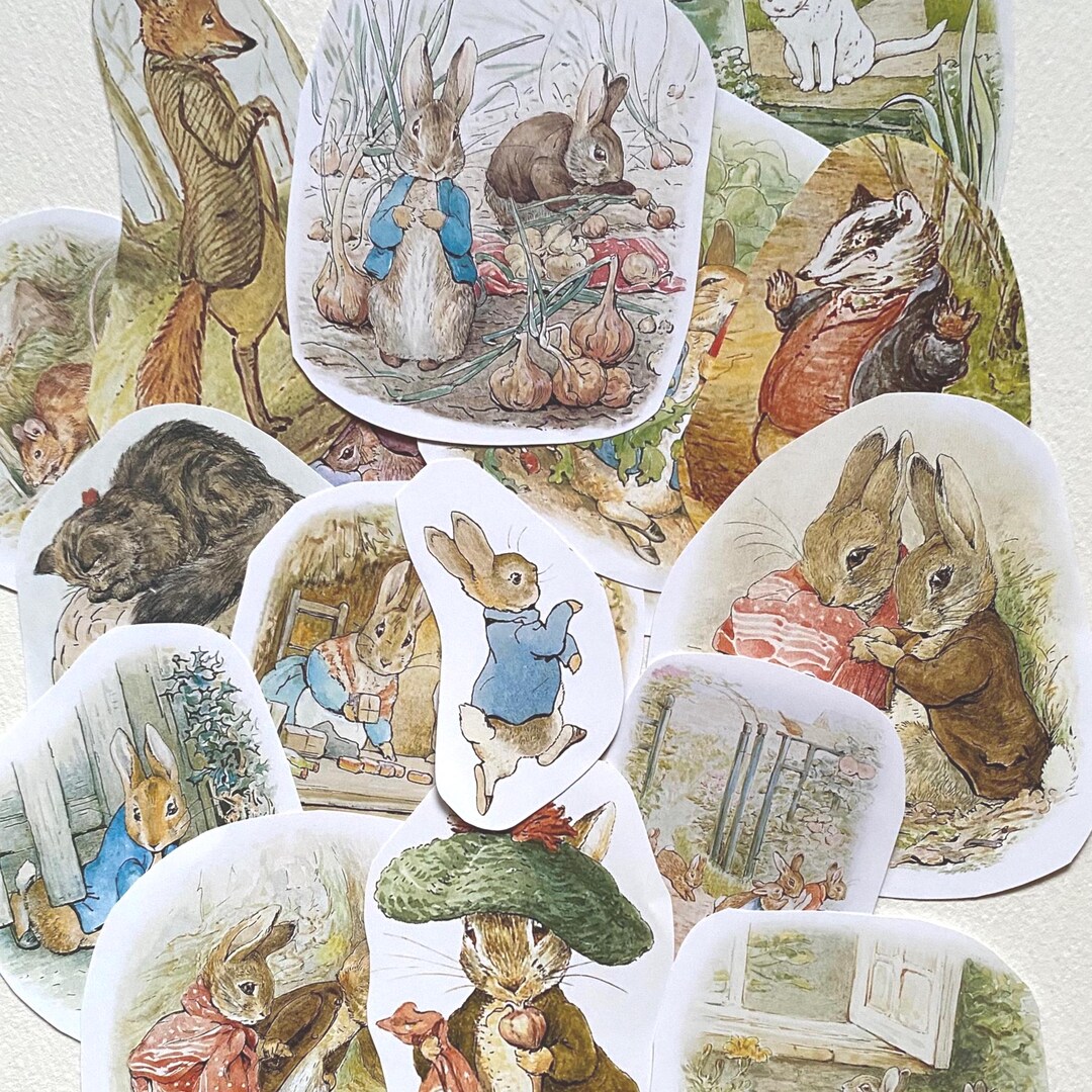 Vintage Beatrix Potter Ephemera Pack: 25 Cut Outs Authentic Vintage ...
