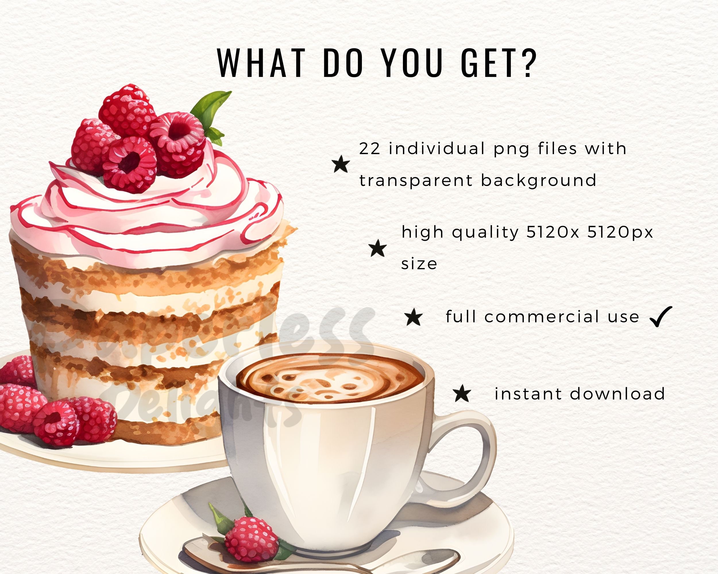 Coffee Clipart Bundle Watercolor Coffee Coffeebeans - Etsy