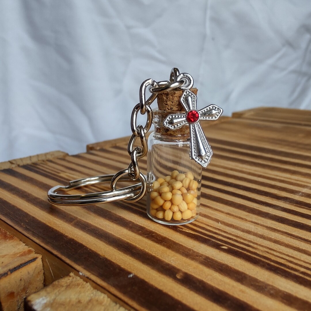 Faith as Small as A Mustard Seed Key Chain - Etsy