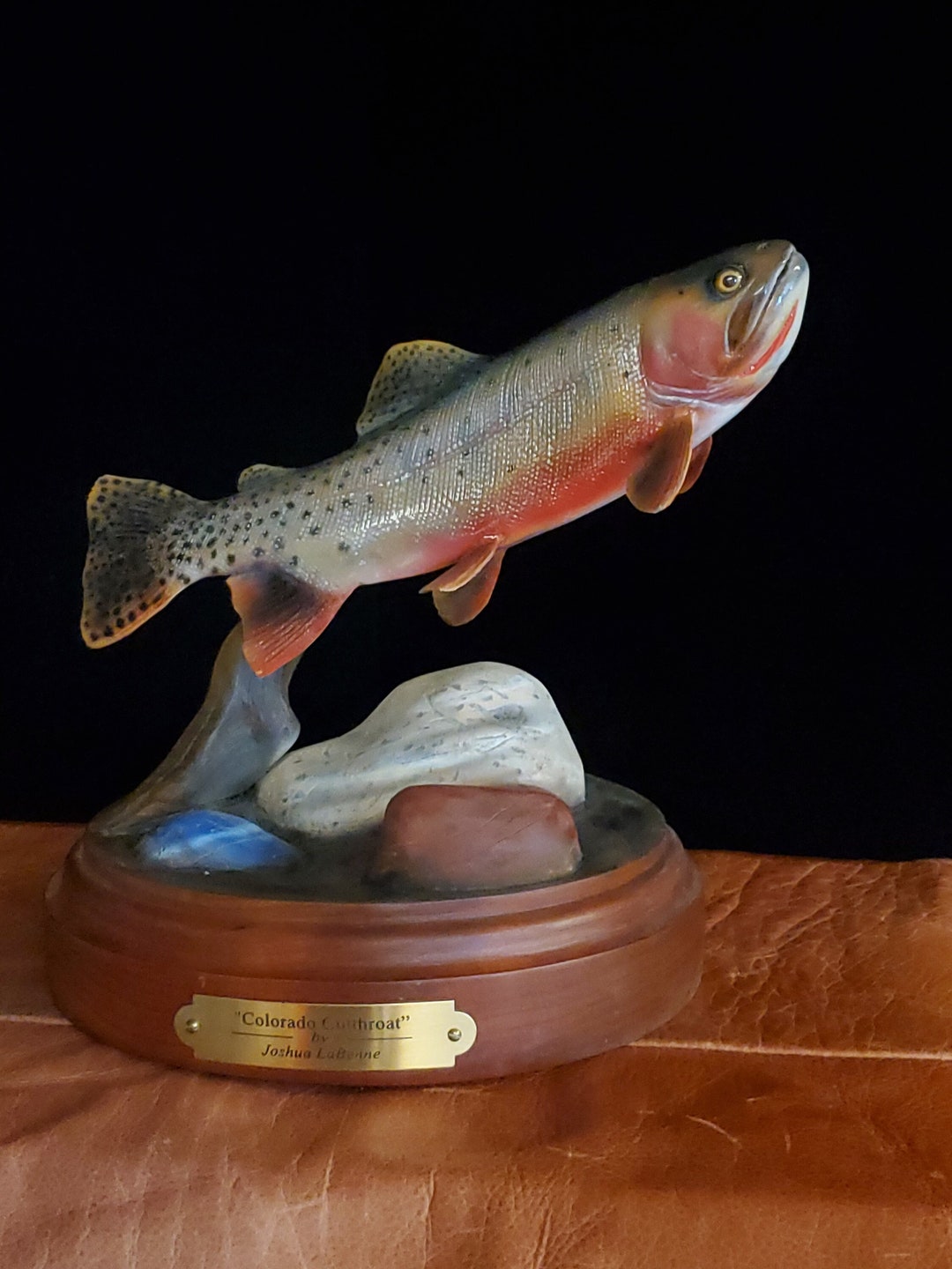 Colorado Cutthroat Wood Carving - Etsy