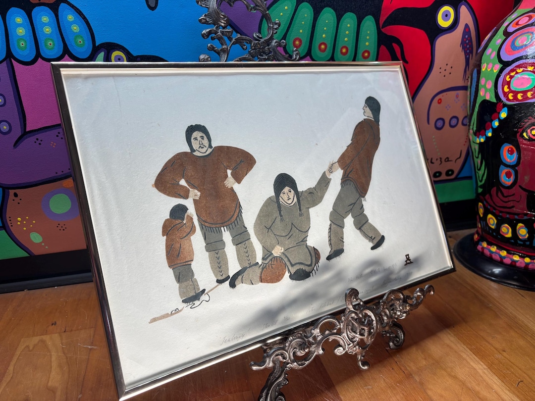 Inuit Artist Peter Kilabuk Stencil 39/50 - Etsy