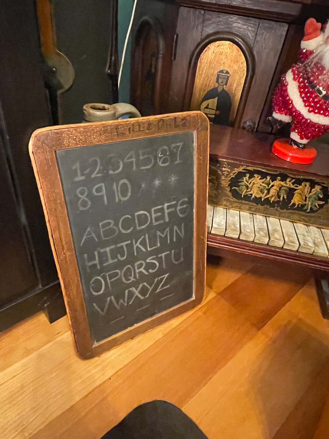 Antique Childs Slate Chalkboard - Etsy