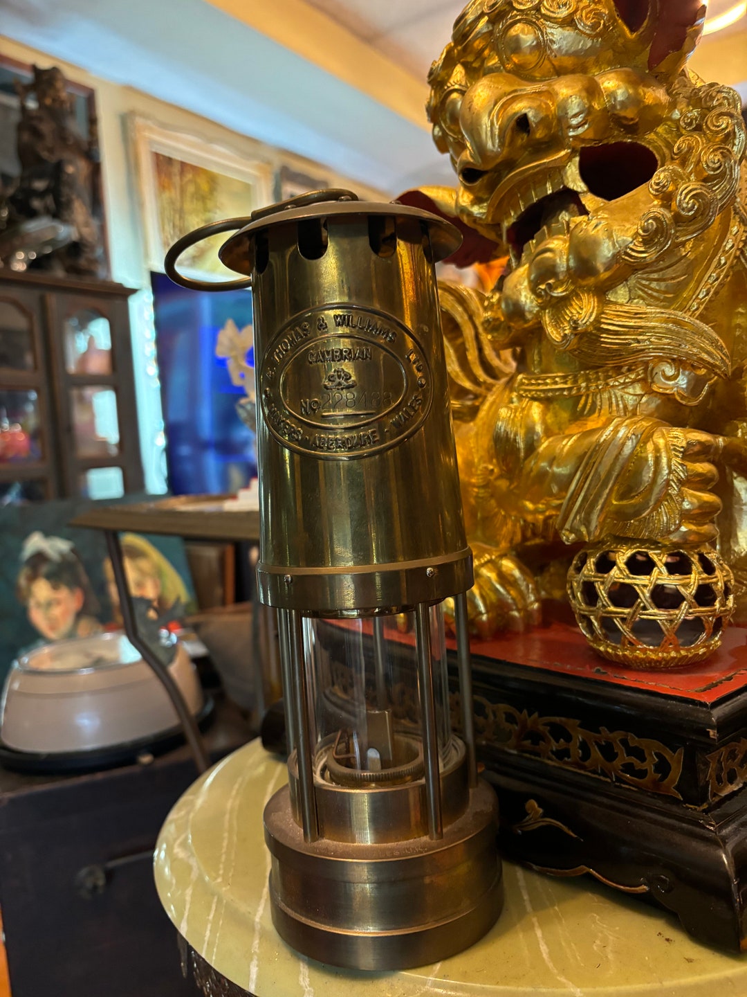 E. Thomas & William Cambrian Miners Lantern No 228488 - Etsy