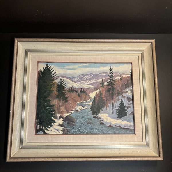 Joseph Roderick Stuart Mccormick 1905-1992 Canadian Artist Oil Painting ...