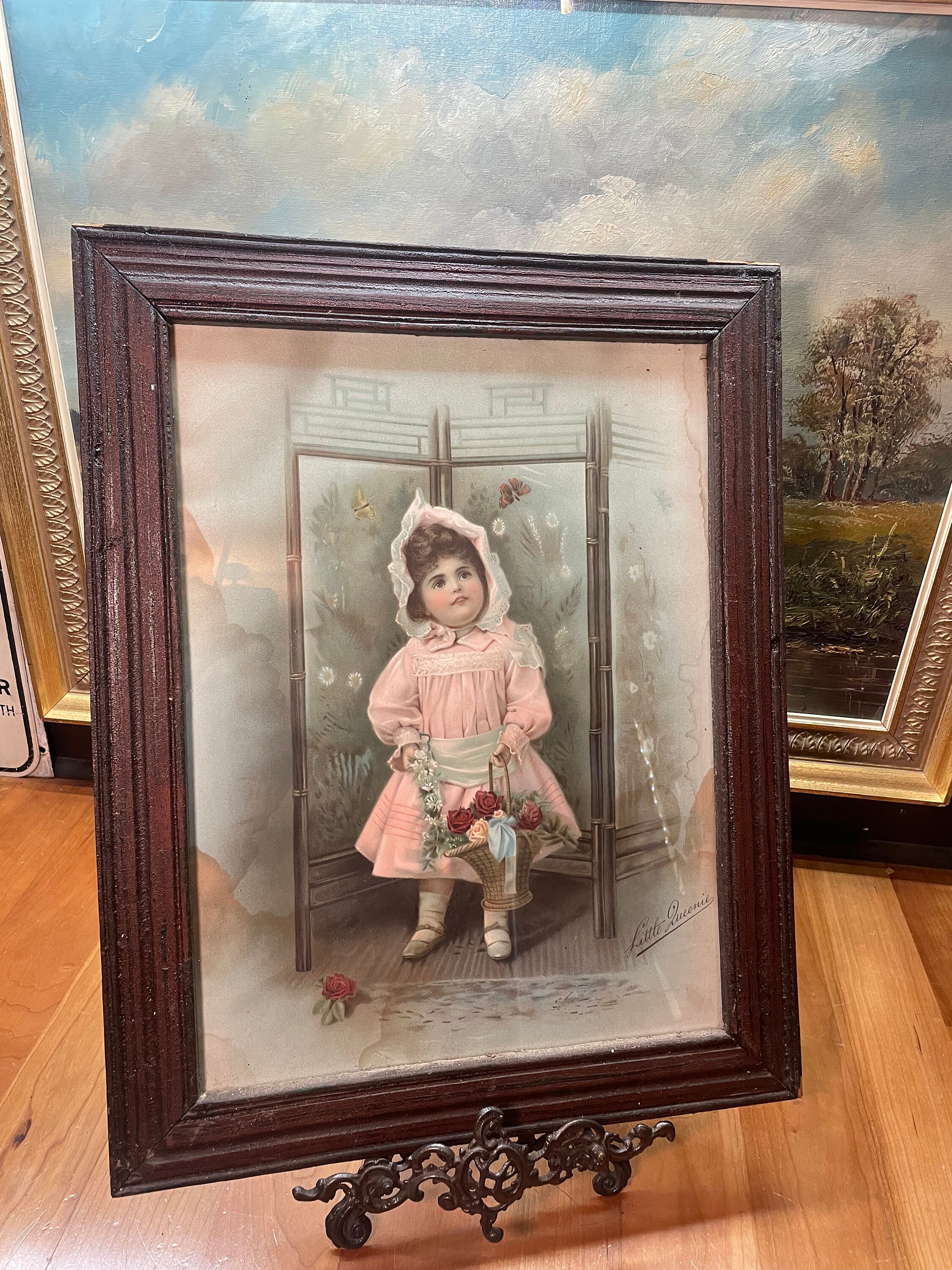 Victorian Framed Lithograph - Etsy